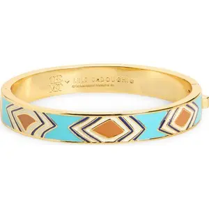Lele Sadoughi X The Met Enamel Bangle - Turquoise
