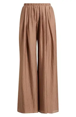 A.REN Crinkled Wide-leg Pants