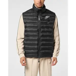 PLEIN SPORT Padded Vest - Black
