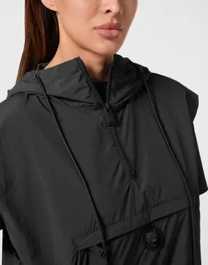 PLEIN SPORT Hooded Zip-up Vest