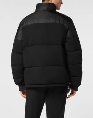 PLEIN SPORT Hybrid Jersey Puffered Jacket Ls