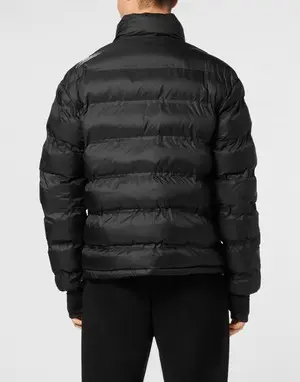 PLEIN SPORT Lightweight Zipped Jacket Ls Scratch - Black