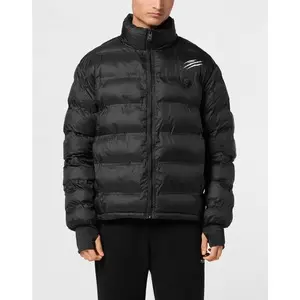 PLEIN SPORT Lightweight Zipped Jacket - Black