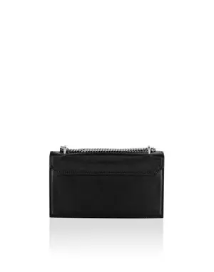 Philipp Plein Small Leather Shoulder Bag With Embellished Claws