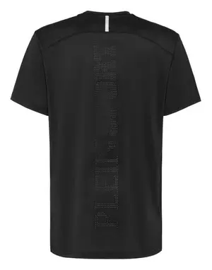 PLEIN SPORT Perforated Dry Fit Crewneck T-shirt