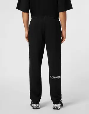PLEIN SPORT Loose Fit Jogging Pants Scratch - Black