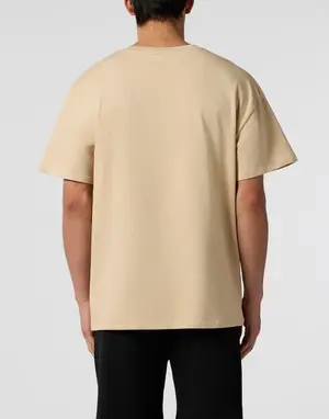PLEIN SPORT Round Neck T-shirt 3d Tiger - Beige