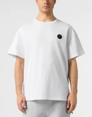 PLEIN SPORT Round Neck T-shirt 3d Tiger - White