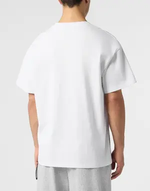 PLEIN SPORT Round Neck T-shirt 3d Tiger - White