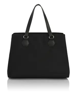 Philipp Plein Nylon Tote Bag With Logo