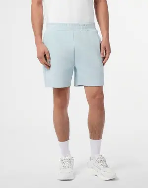 PLEIN SPORT Pique Jogging Shorts - Lightblue
