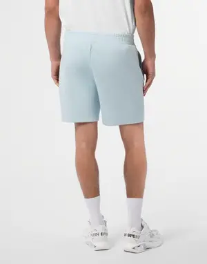PLEIN SPORT Pique Jogging Shorts - Lightblue