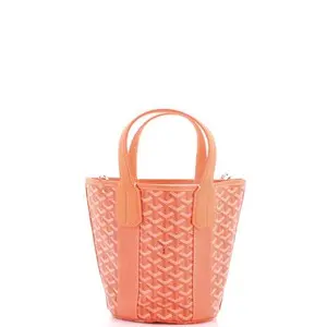 Goyard Belharra Tote Coated Canvas Pm - Pink