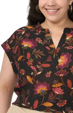 Vince Camuto Print Top