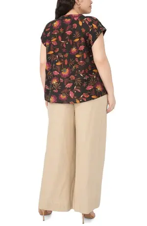 Vince Camuto Print Top