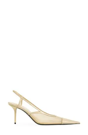 Saint Laurent Renee Slingback Pump - Ivory