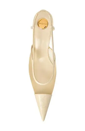 Saint Laurent Renee Slingback Pump - Ivory