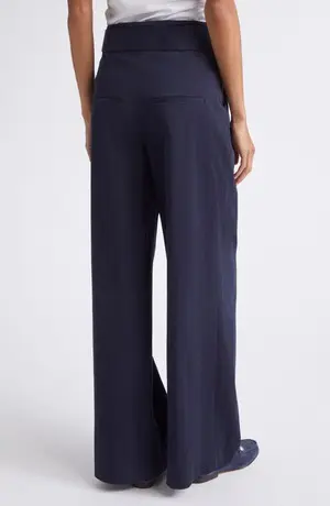 Veronica Beard Allman High Waist Wide Leg Pants