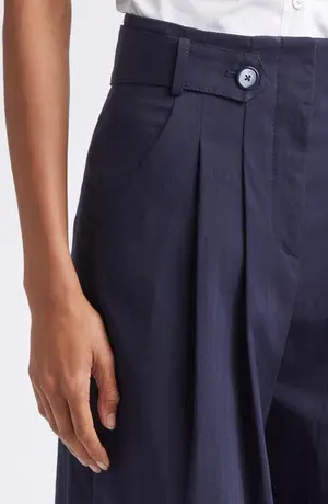 Veronica Beard Allman High Waist Wide Leg Pants