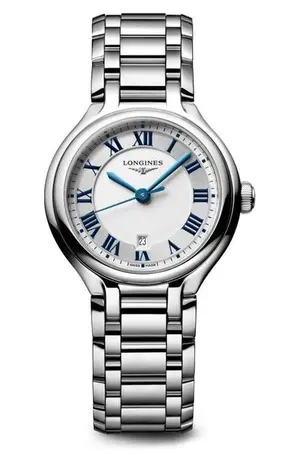 LONGINES Primaluna Stainless Steel Swiss Quartz Watch - Silver