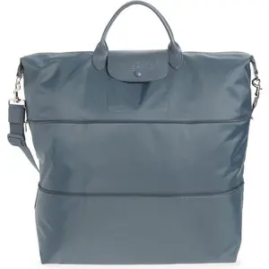 Longchamp Le Pliage One S Canvas Travel Bag Expandable Anthracite