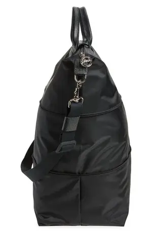 Longchamp Le Pliage One S Canvas Travel Bag Expandable - Black
