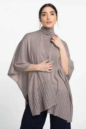 Kinross Cashmere Ruana Wrap