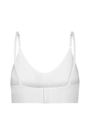 BRABAR Soft Supportive Day Bra With Back-closure - White