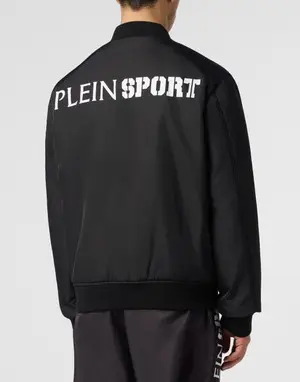 PLEIN SPORT Bomber Scratch Jacket - Black