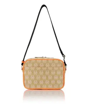 Philipp Plein Jacquard Monogram Belt Bag - Beige/orange