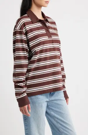 Rag & Bone Striped Cotton Rugby Shirt