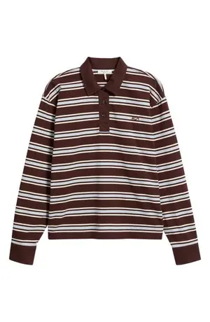 Rag & Bone Striped Cotton Rugby Shirt