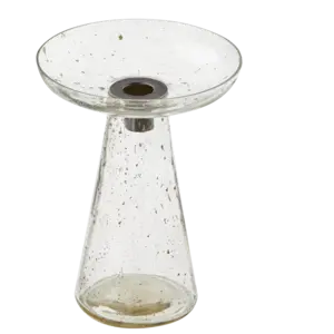 TAG Leon Glass Taper Holder Lg Glass Everyday,summer - Clear