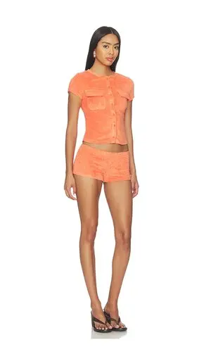 Superdown Terry Jersey Two-piece Set