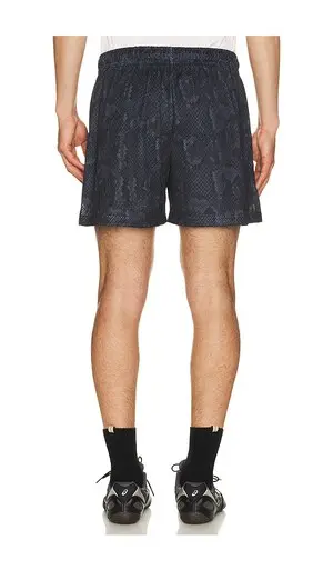 RYOKO RAIN Snakeskin Print Shorts
