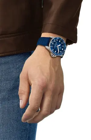 TISSOT Seastar 2000 Professional Powermatic 80 Watch - Blue Gradient