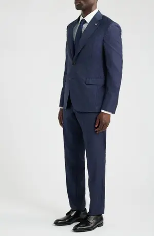 JACK VICTOR 250th Capsule Mason Regular Fit Navy Effect Wool Suit