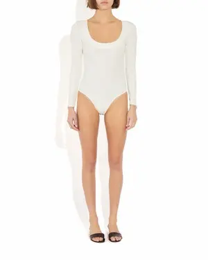 THE PARK Maranda Bodysuit - Vanilla