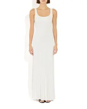 THE PARK Annie Maxi Dress - Blanc