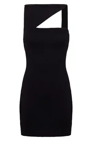 VIX PAULA HERMANNY Asymmetric Neck Sleeveless Minidress
