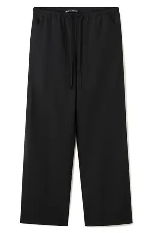 Mango Drawstring Straight Leg Pants