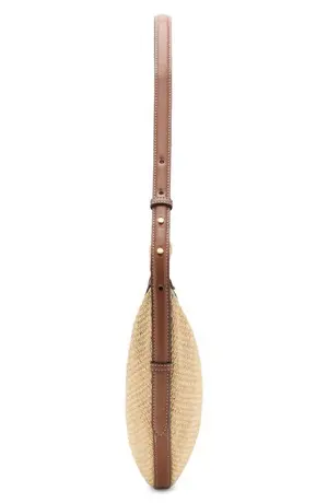 Mango Textured Woven Shoulder Bag