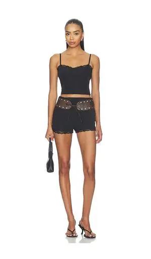 BY.DYLN Onyx Corset Top