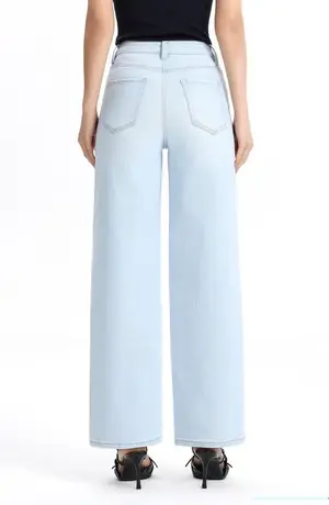 BAYEAS High Waist Ankle Tapered Jeans
