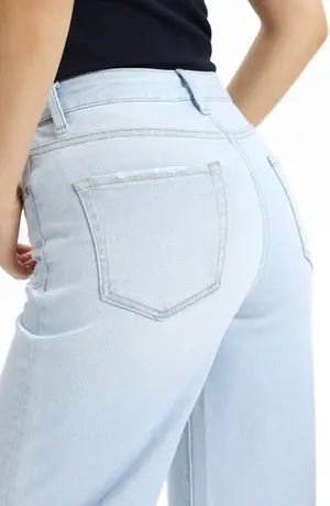 BAYEAS High Waist Ankle Tapered Jeans