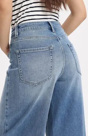 BAYEAS High Waist Barrel Leg Jeans