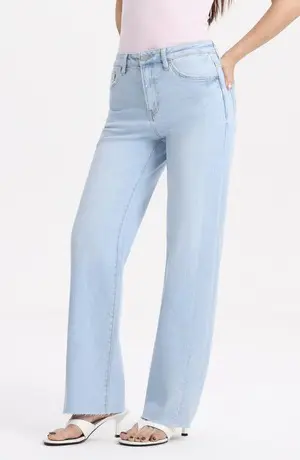 BAYEAS High Waist Straight Leg Jeans