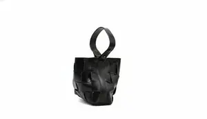 SABANDIJA Coyote Woven Leather Handbag