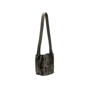 SABANDIJA Coyote Woven Leather Handbag