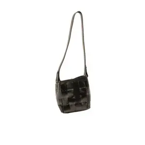SABANDIJA Coyote Woven Leather Handbag